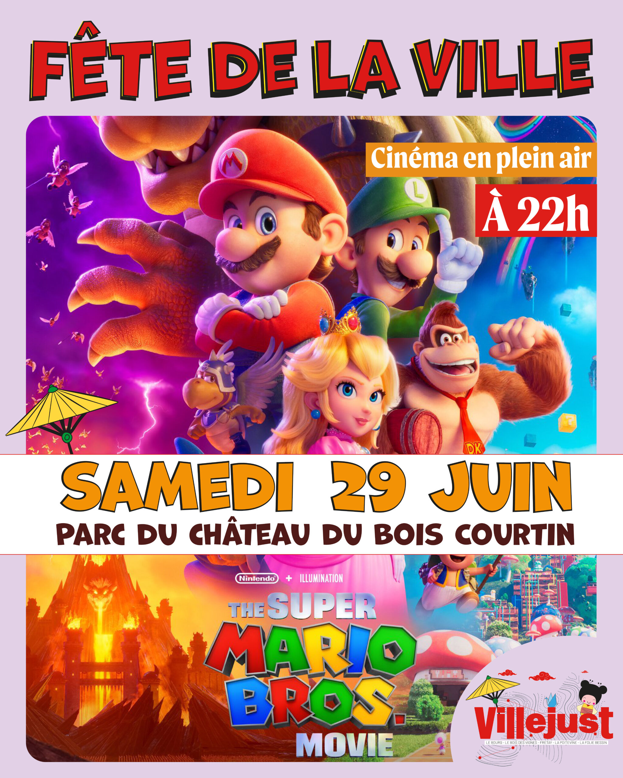 Cinéma en plein air « Super Mario Bros » [Fête de la ville 2024 ...